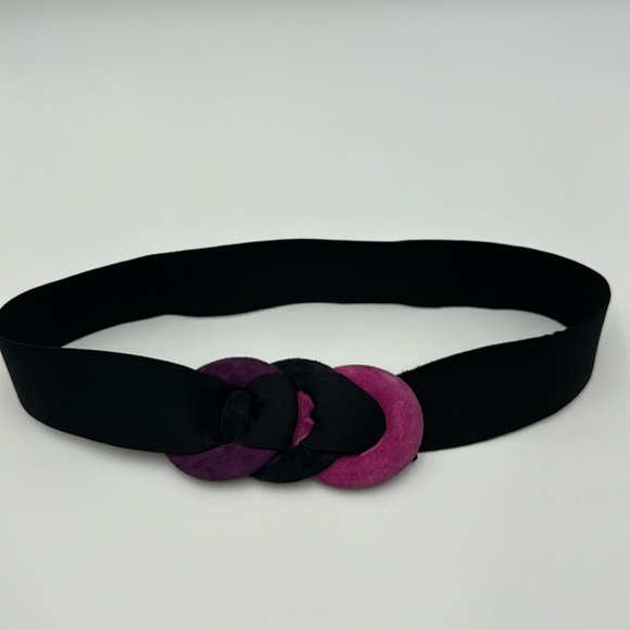 Accessories | Vintage Suede Circles Belt | Poshmark